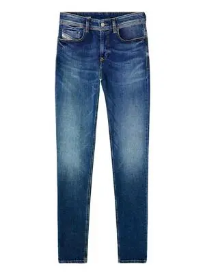 DIESEL® Button-fastening Skinny Jeans - Blue