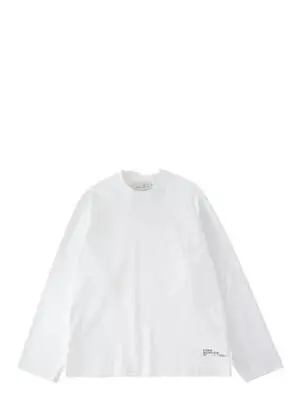 Studio Nicholson Raglan Sleeve Platt T-shirt - White