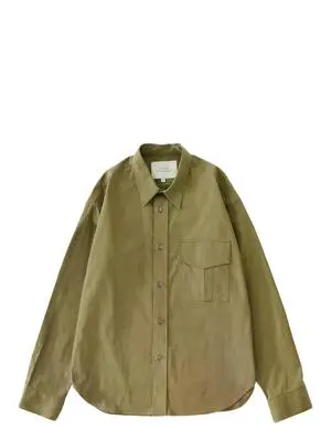 Studio Nicholson Solst Hest-pocket Shirt - Green