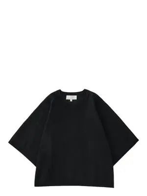 Studio Nicholson Raglan-sleeve Mata Knit - Black