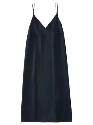 Studio Nicholson Malebo V-neck Midi Dress - Blue