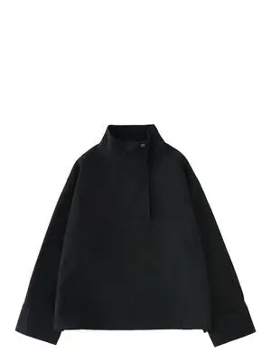 Studio Nicholson Loder Popper Pullover - Black