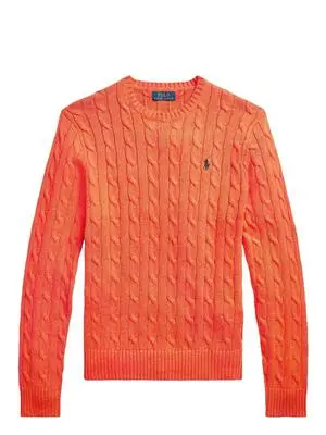Polo Ralph Lauren Crew-neck Pullover Sweater - Orange