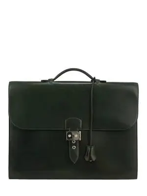 Hermès 2013 Sac À Dépêches Briefcase - Green