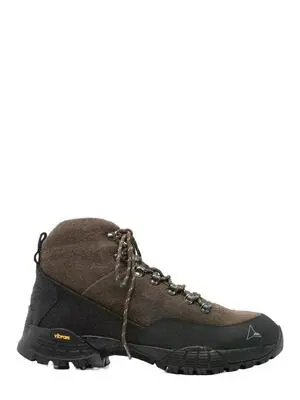 ROA Lace-up Lug-sole Boots - Brown