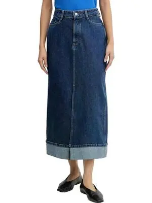 Marc O'polo Denim Midi Skirt - Blue