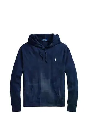 Polo Ralph Lauren Logo-embroidered Drawstring Hoodie - Blue