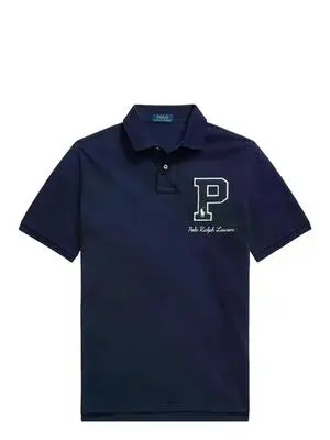 Polo Ralph Lauren Short-sleeve Buttoned Polo Shirt - Blue