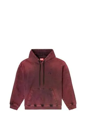 DIESEL® Hooded Sweatshirt With Pocket - Red