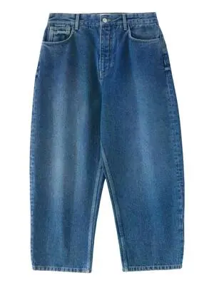 Studio Nicholson Land Cropped Jeans - Blue