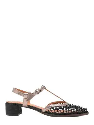 Chie Mihara Hagila Beaded Heeled Pumps - Black