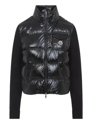 Moncler Logo-patch Puffer Jacket - Black