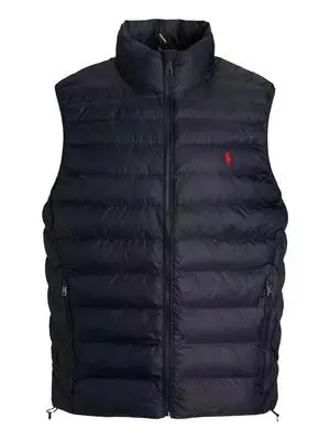 Polo Ralph Lauren Logo Zip Waistcoat - Blue