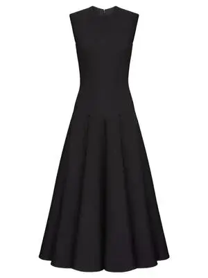 Valentino Garavani A-line Sleeveless Dress - Black