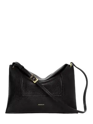 WANDLER Structured Leather Handbag - Black
