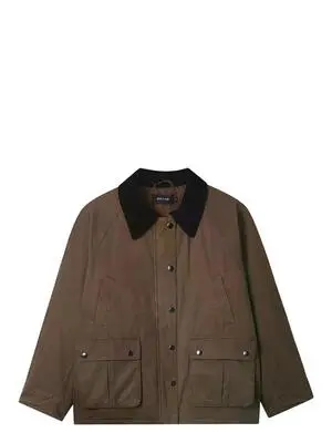 TOUT A COUP Buttoned Pocket Jacket - Brown
