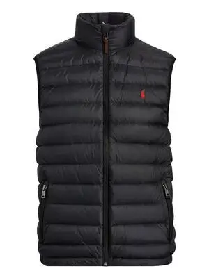 Polo Ralph Lauren Logo-embroidered Padded Gilet - Black