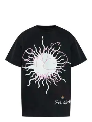 VIVIENNE WESTWOOD Printed T-shirt - Black