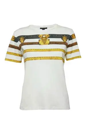 LOUIS VUITTON Graphic-print Cotton T-shirt - White