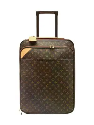 LOUIS VUITTON 2012 Monogram Canvas Pegase Legere 55 Suitcase - Brown