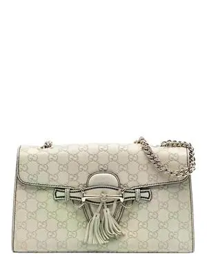 Gucci 2000-2015 Medium Sima Emily Shoulder Bag - White