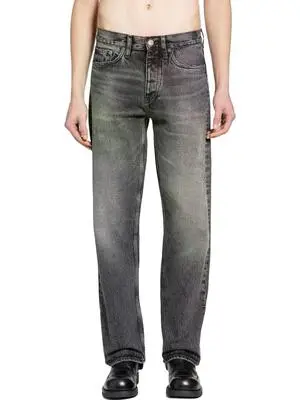SUNFLOWER Washed Loose Fit Jeans - Black