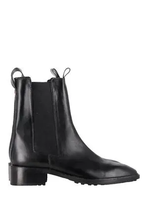 AeydĒ Leather Ankle Boots - Black