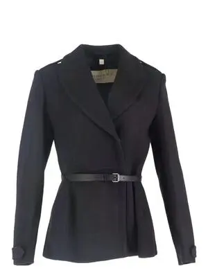 Burberry Drumleigh Belted Coat - Black