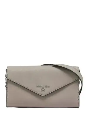 Michael Kors Envelope Leather Mini Bag - Grey