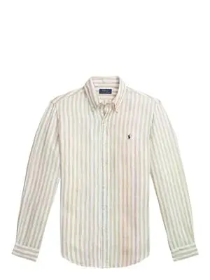 Polo Ralph Lauren Striped Buttoned Shirt - White