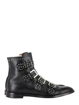 Givenchy Studded Biker Boots - Black