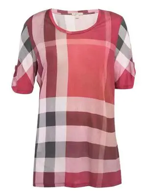 Burberry Plaid Top - Pink