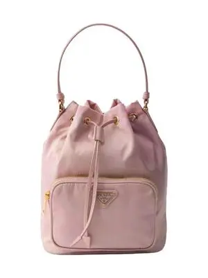Prada Duet Re-nylon Bucket Bag - Pink