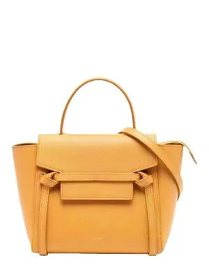 Celine 2020 Nano Grained Calfskin Belt Bag - Yellow