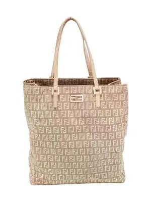 Fendi 2005 Zucchino Canvas Tote Bag - Neutrals