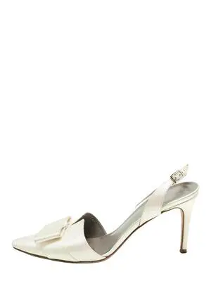 GINA Bow-Detail Slingback Pumps