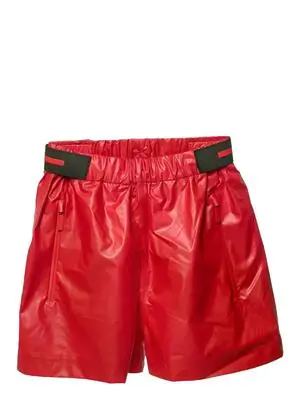 Prada Logo-detail Shorts - Red