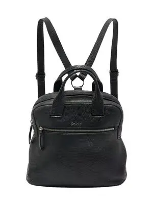 Dkny Leather Backpack - Black