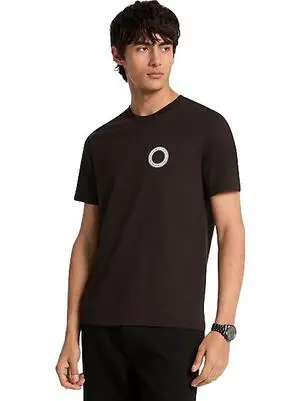 Michael Kors Graphic Logo Cotton T-shirt - Black
