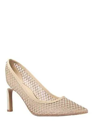 Michael Kors Willa Embellished Mesh Pumps - Gold