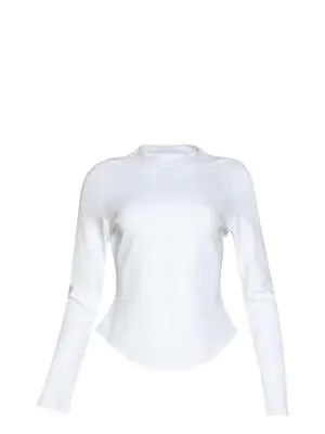 ALAÃA Long Sleeve Tee - White