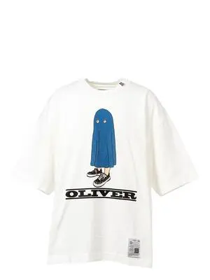 Mihara Yasuhiro Oliver Printed Tee - White