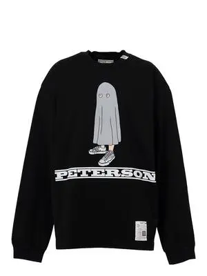 Mihara Yasuhiro Peterson Printed Long Sleeves Tee - Black