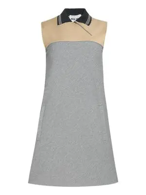 Miu Miu Mini Sleeveless Dress - Brown