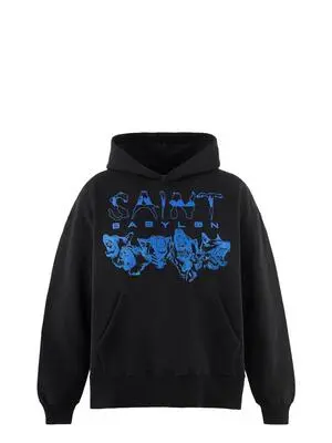 SAINT MXXXXXX X Babylon Saint Babylon Hoodie - Black