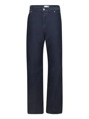Victoria Beckham Split Detail Utility Trouser - Navy