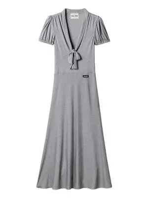 MIU MIU Jersey Seta Dress