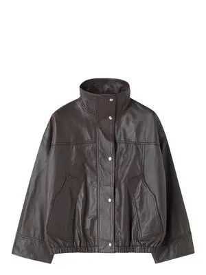 RÃHE Relaxed Fit Leather Jacket - A