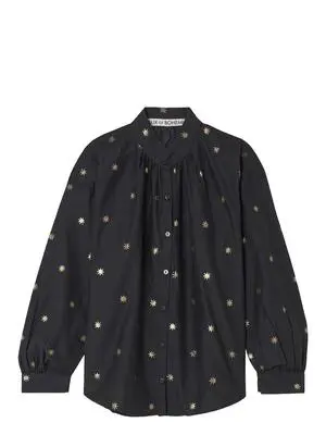Alix Of Bohemia Kiki Celestial Night Printed Shirt - Black