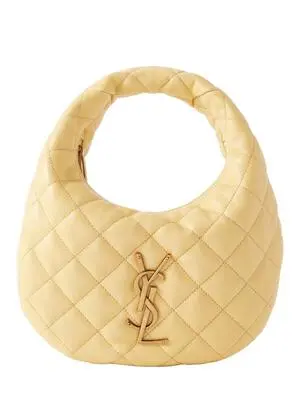 Saint Laurent Icarino Quilted Leather Tote - Yellow